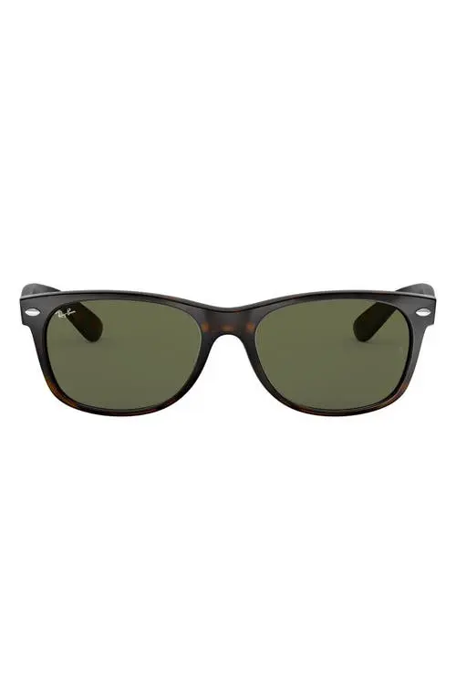 Ray-ban Wayfarer Rectangular Sunglasses - Tortoise/crystal Green