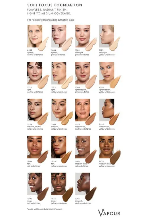 VAPOUR Soft Focus Foundation - 170s
