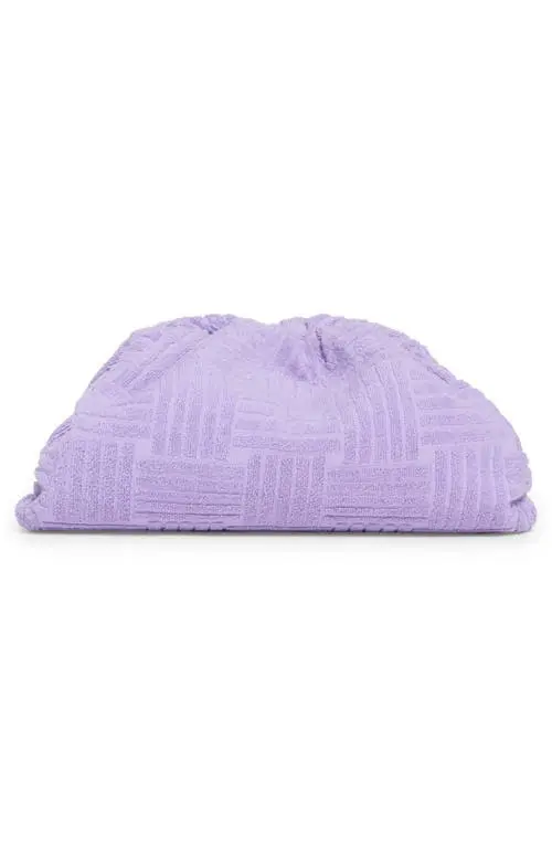Bottega Veneta The Pouch Jacquard Terry Cloth Clutch