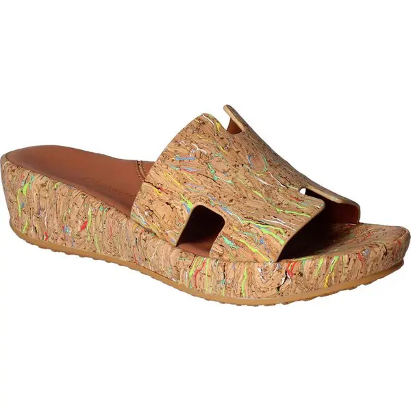 L'AMOUR DES PIEDS Catiana Platform Sandal - Bright Multi C