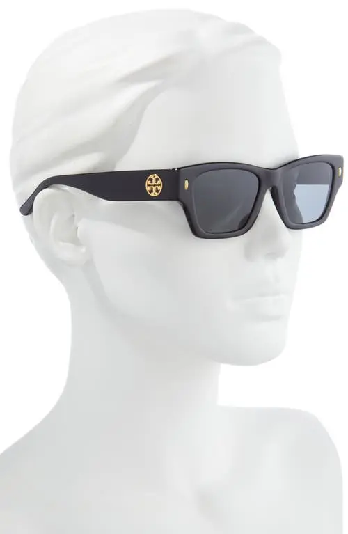 Tory Burch 52mm Rectangular Sunglasses