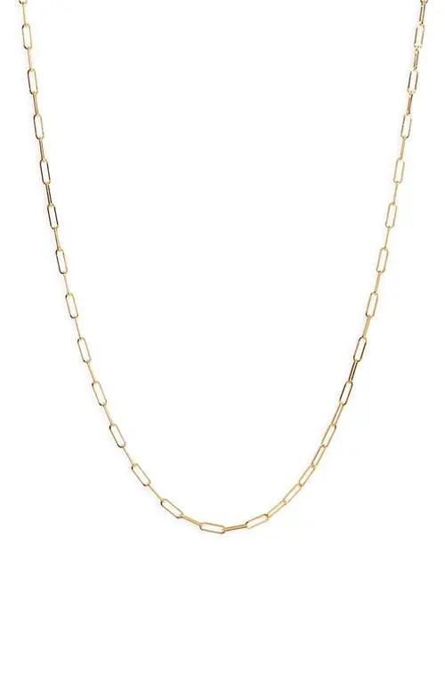 Ef Collection Mini Lola Chain Necklace - 14k Yellow Gold