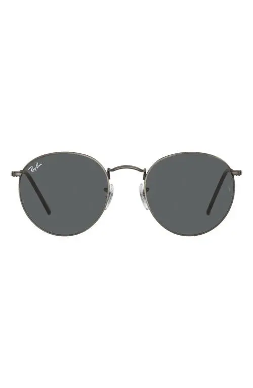 Ray-ban 47mm Round Sunglasses - Antique Gunmetal