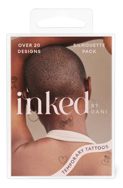 INKED BY DANI Silhouette Pack Temporary Tattoos - None