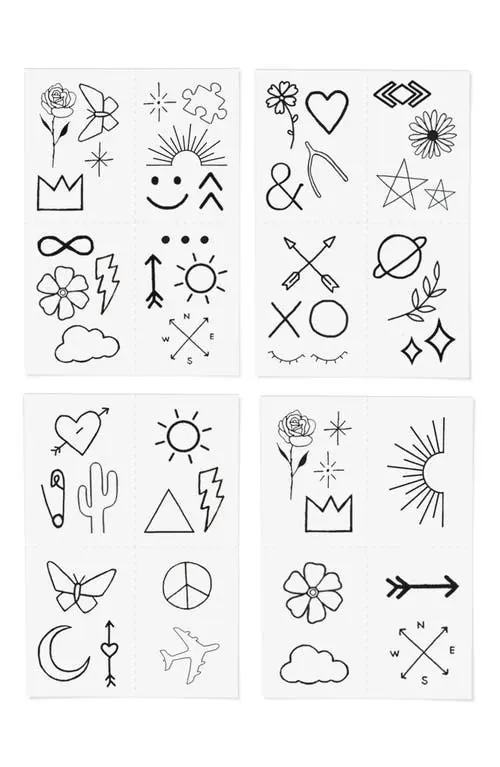 INKED BY DANI Temporary Tattoos - Doodle