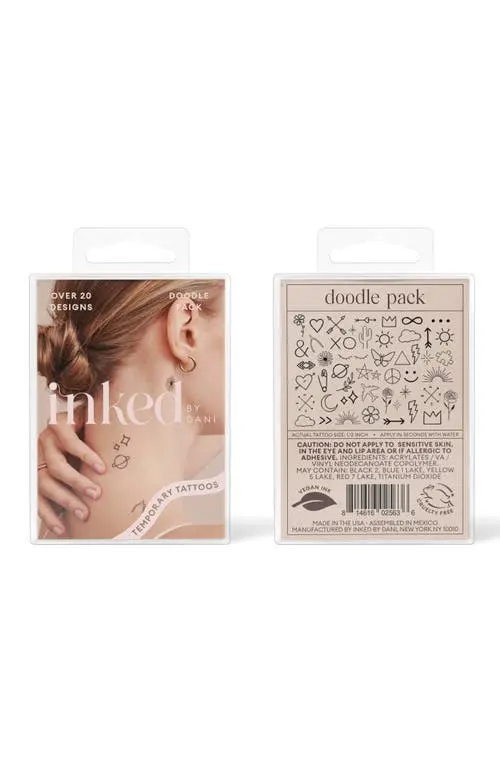 INKED BY DANI Temporary Tattoos - Doodle