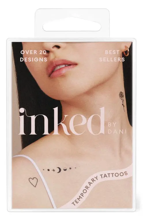 INKED BY DANI Bestsellers Pack Temporary Tattoos - None