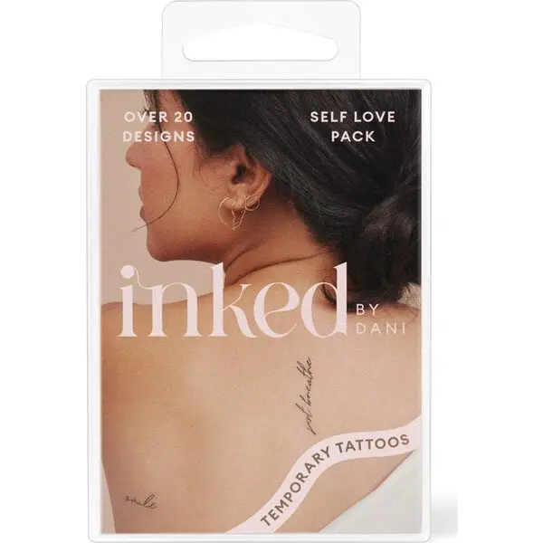 INKED BY DANI Self Love Pack Temporary Tattoos - None