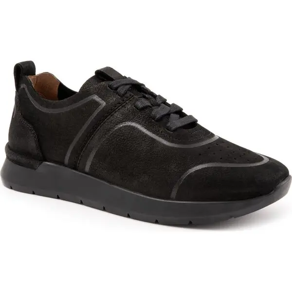 SOFTWALK® Stella Sneaker - Black Nubuck