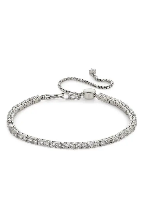 Nadri Love All Tennis Bracelet - Rhodium