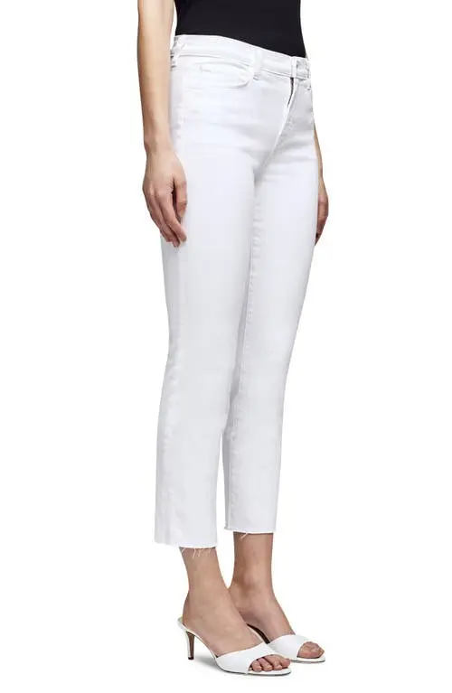 L'Agence Sada Ankle Slim Jeans - Blanc