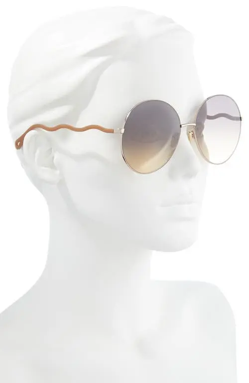 Chloé 62mm Round Sunglasses