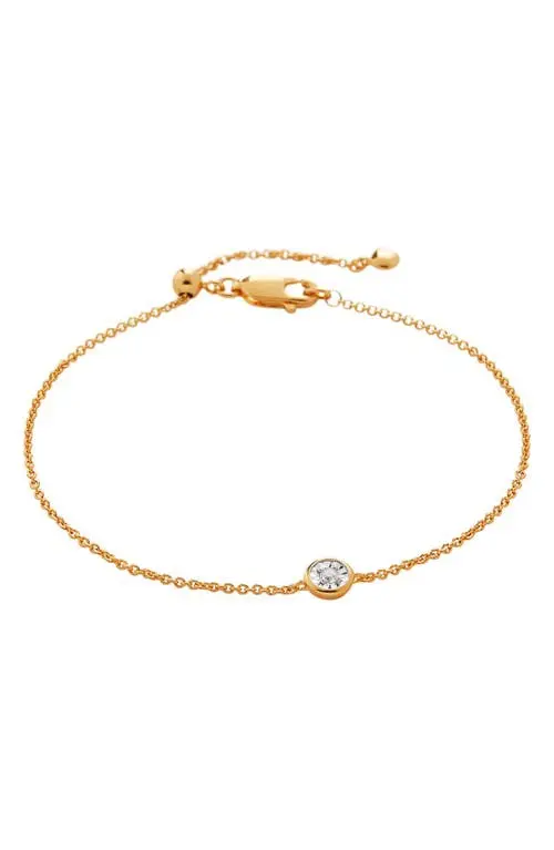 Monica Vinader Essential Diamond Bracelet - Gold