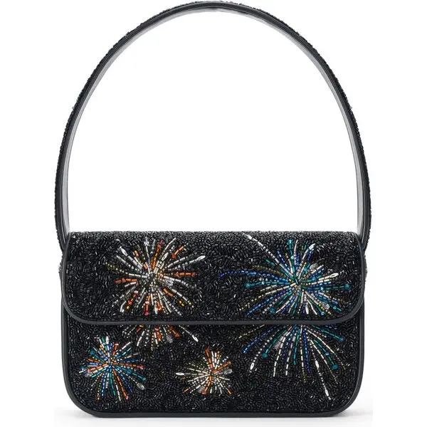 Staud Tommy Beaded Shoulder Bag - Firework