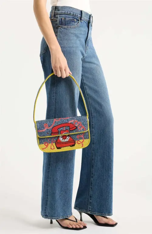 Staud Tommy Beaded Shoulder Bag - Hotline