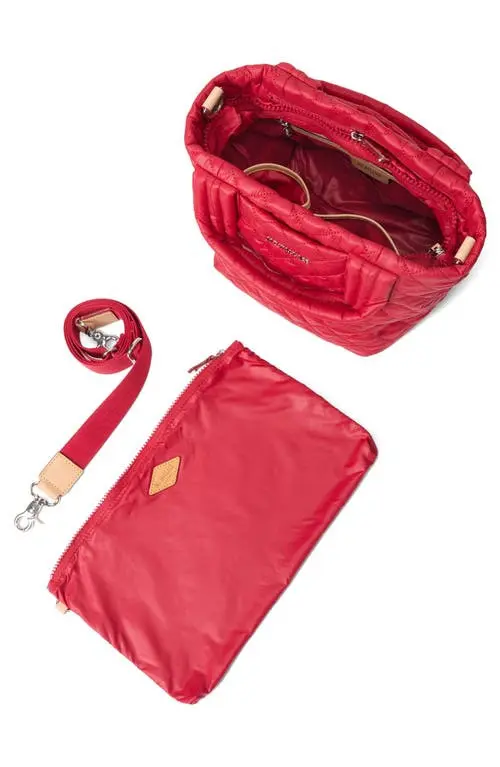 Mz Wallace Mini Metro Deluxe Tote - Apple