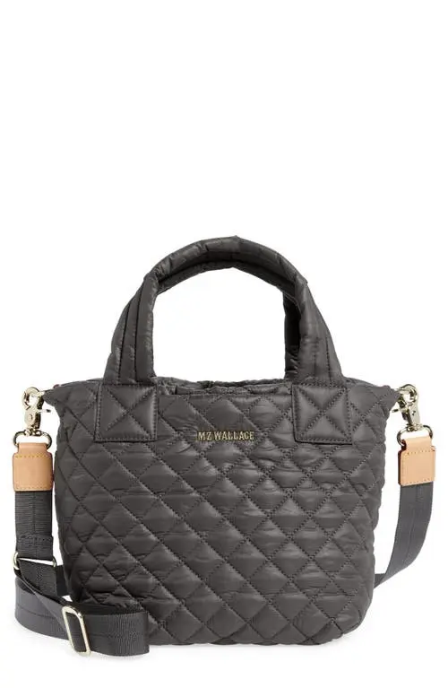 Mz Wallace Mini Metro Deluxe Tote - Medium Gray