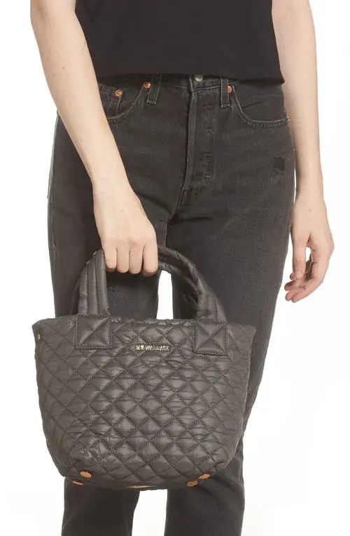Mz Wallace Mini Metro Deluxe Tote - Medium Gray