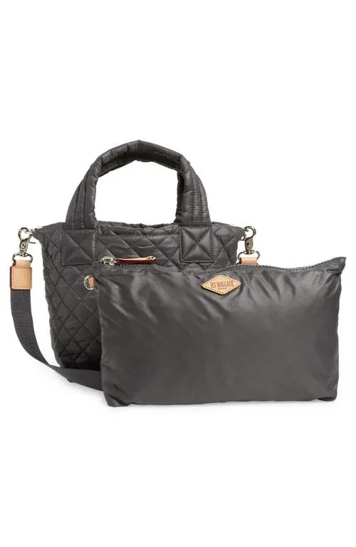 Mz Wallace Mini Metro Deluxe Tote - Medium Gray