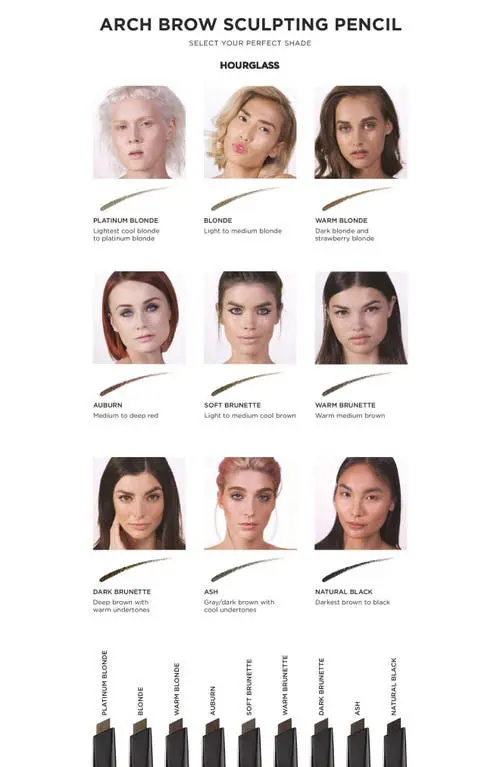 HOURGLASS Arch Brow Sculpting Pencil - Soft Brunette