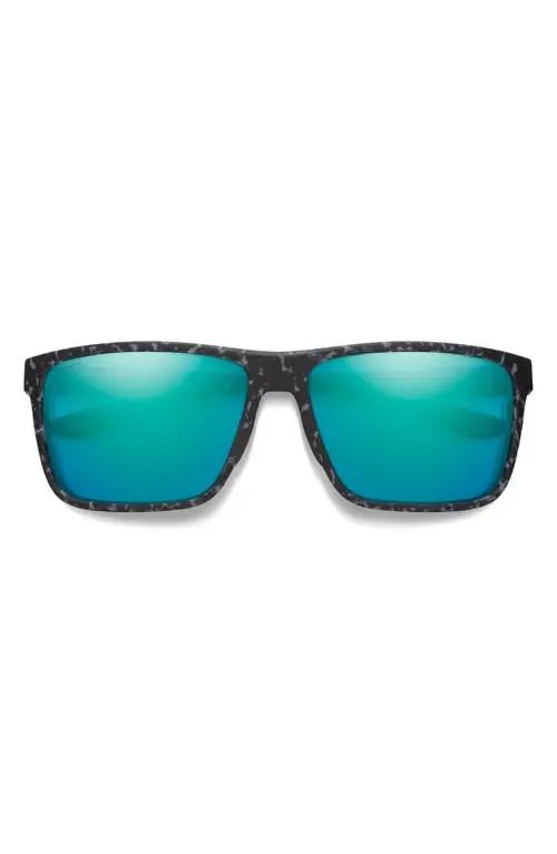 SMITH Riptide Square Sunglasses - Ash Marble/opal