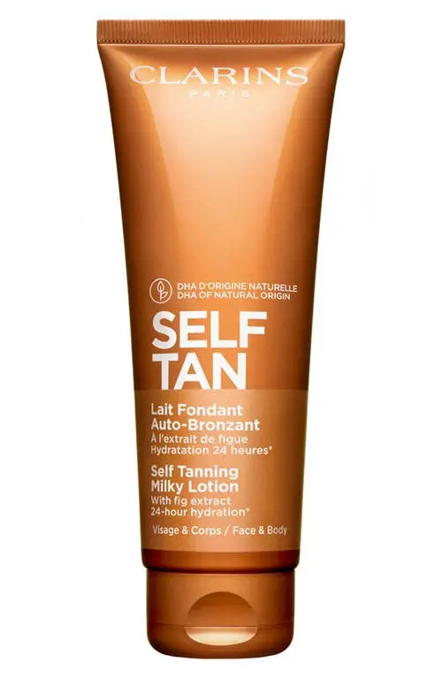 Clarins Self Tanning Face & Body Milky Lotion - No Color