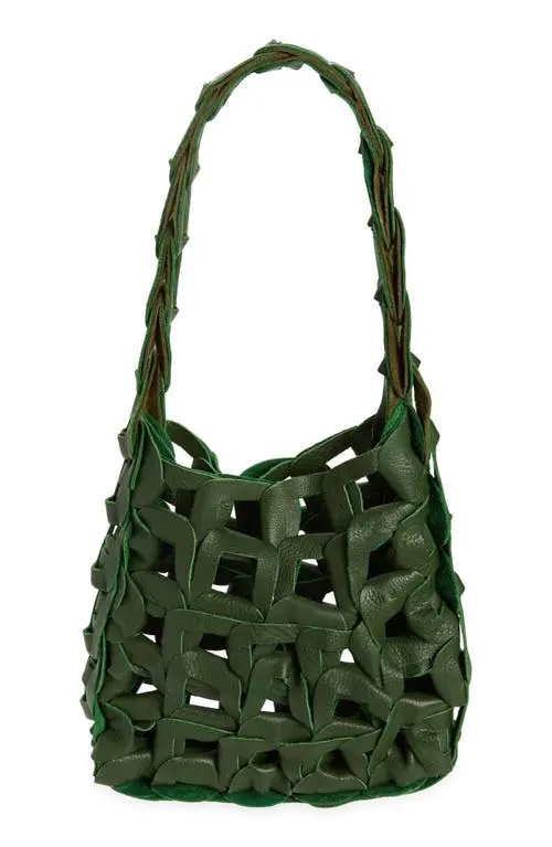 SC103 Links Leather Shoulder Bag - Fern