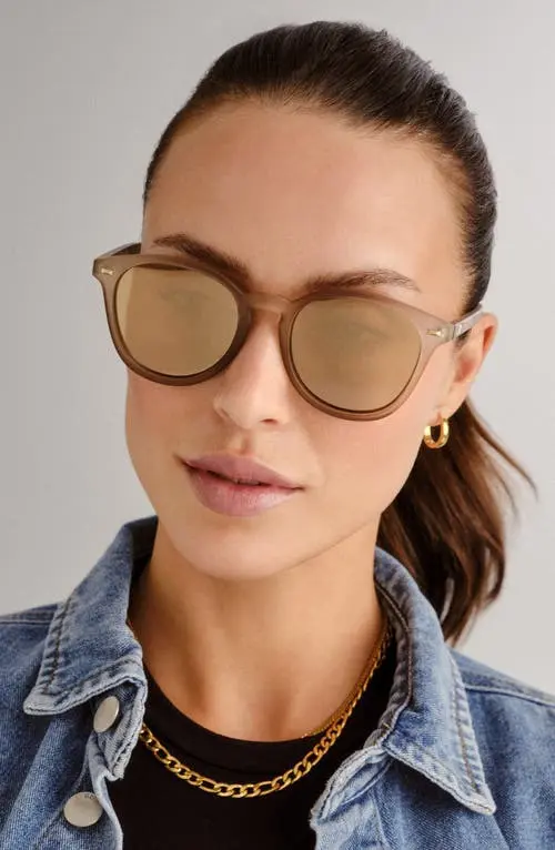 Le Specs Bandwagon Polarized Sunglasses - Matte Stone