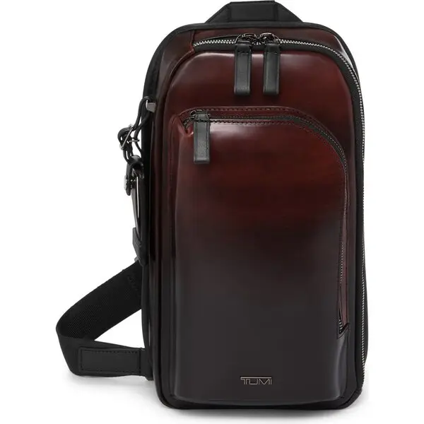 Tumi Harrison Gregory Sling Pack - Burnished Wine Ombre