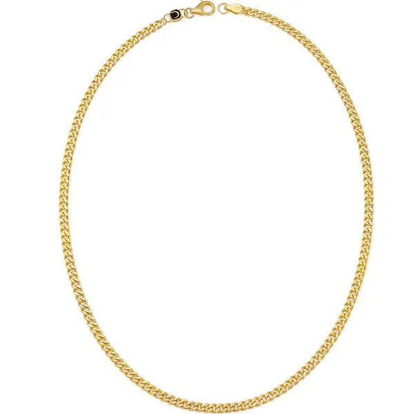 CRISLU Curb Chain Necklace - Pearl/ Ivory