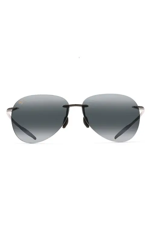 Maui Jim Sugar Beach Sunglasses - Gloss Black/neutral Grey