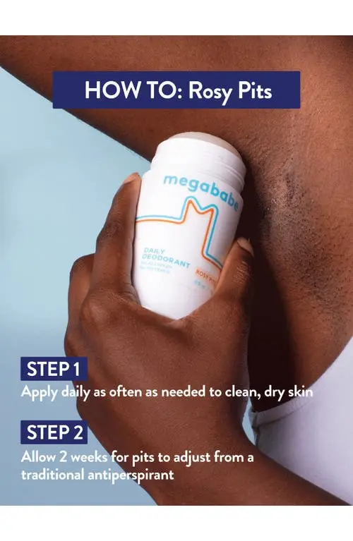 MEGABABE Rosy Pits Aluminum Free Deodorant