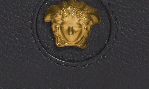 Versace Medusa Card Case - Black-versace Gold