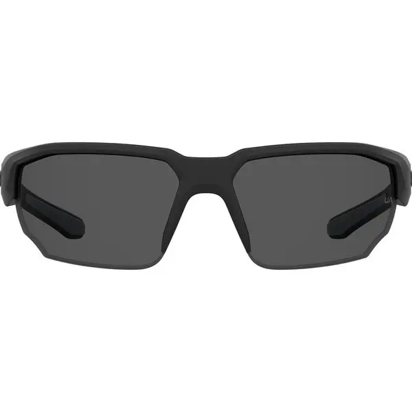 Under Armour 70mm Polarized Sports Sunglasses - Matte Black
