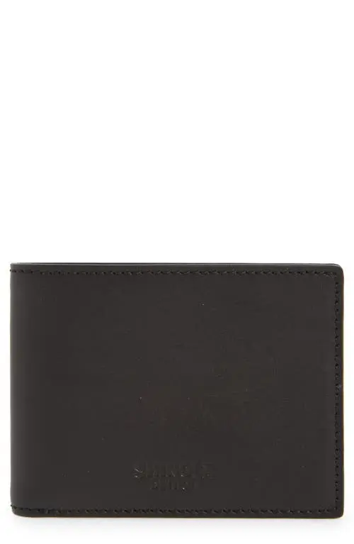 Shinola Slim Bifold Wallet - Black