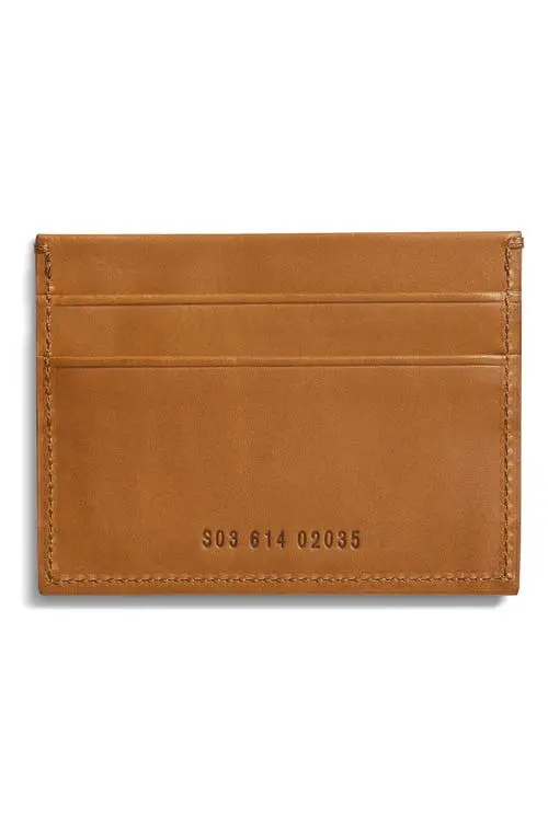 Shinola Five Pocket Card Case - Tan