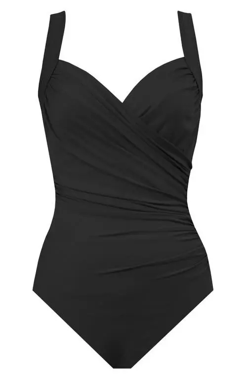 MIRACLESUIT® Solid Sanibel Dd-cup One-piece Swimsuit - Black