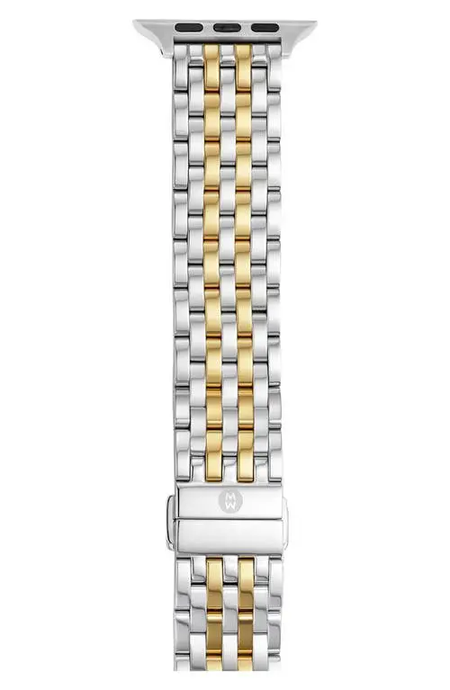 Michele 20mm Apple Watch® Bracelet - Silver/gold