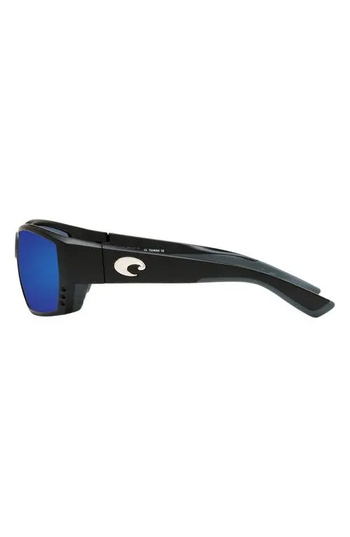 COSTA DEL MAR 62mm Polarized Oversized Rectangle Sunglasses