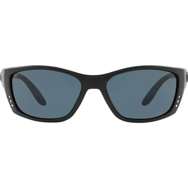 COSTA DEL MAR 64mm Polarized Sunglasses - Black