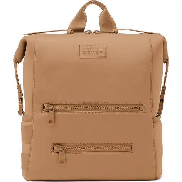 Dagne Dover Indi Large Water Resistant Diaper Backpack - Camel