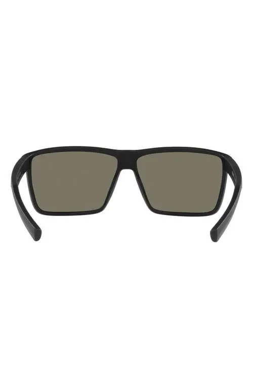 COSTA DEL MAR 63mm Polarized Square Sunglasses - Blue Mirror