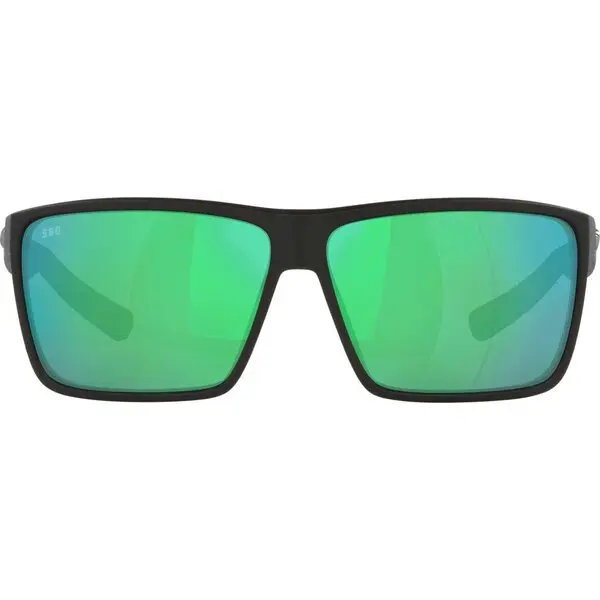 COSTA DEL MAR 63mm Polarized Square Sunglasses - Green Mirror