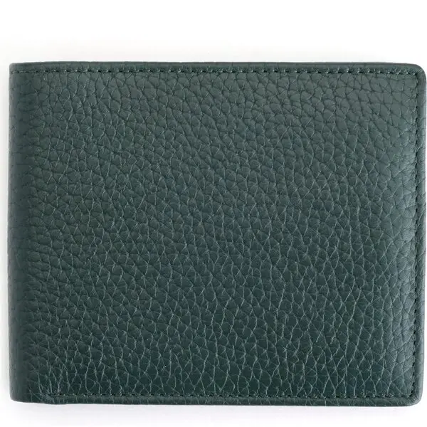 ROYCE NEW YORK Rfid Leather Trifold Wallet - Dark Green