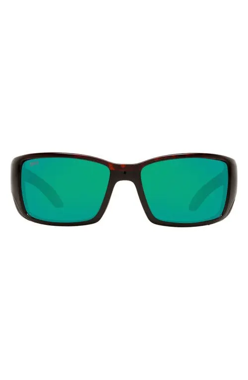 COSTA DEL MAR 59mm Wraparound Sunglasses - Tort