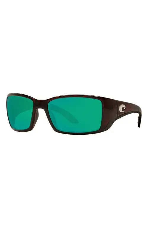 COSTA DEL MAR 59mm Wraparound Sunglasses - Tort