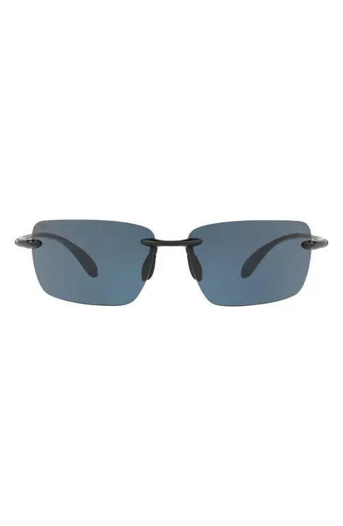 COSTA DEL MAR 66mm Polarized Sunglasses - Black