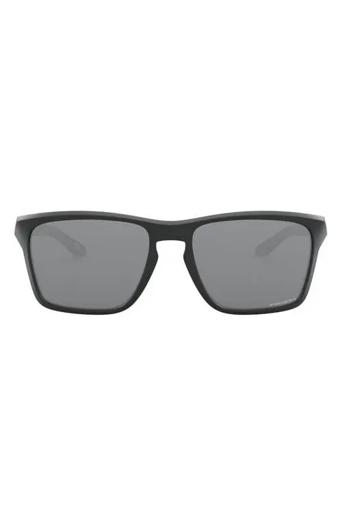 Oakley 58mm Square Sunglasses - Rubber Black