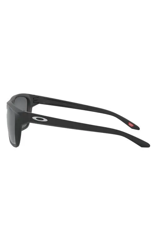Oakley 58mm Square Sunglasses - Rubber Black