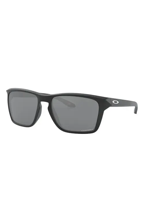 Oakley 58mm Square Sunglasses - Rubber Black